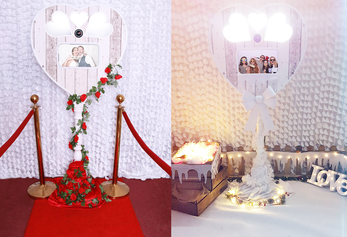 FAQs - Commonly Asked Heart Photo Booth Hire Questions